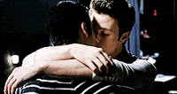 Two Men Kissing Gif