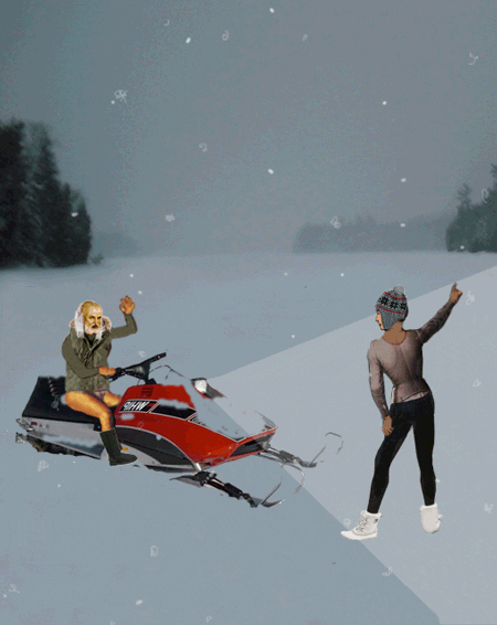 Snowmobile Snow Dance GIFs - Get the best GIF on GIPHY
