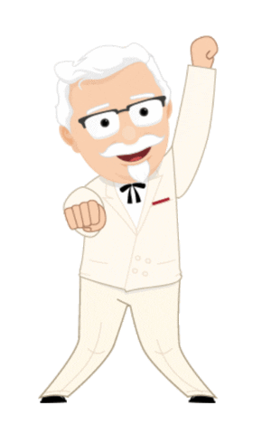 Dance Yes Sticker by KFC Australia for iOS & Android | GIPHY