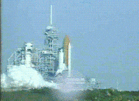 Space Shuttle Challenger Gif