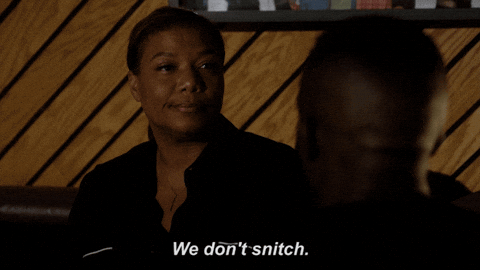 Snitches Get Stitches Gif