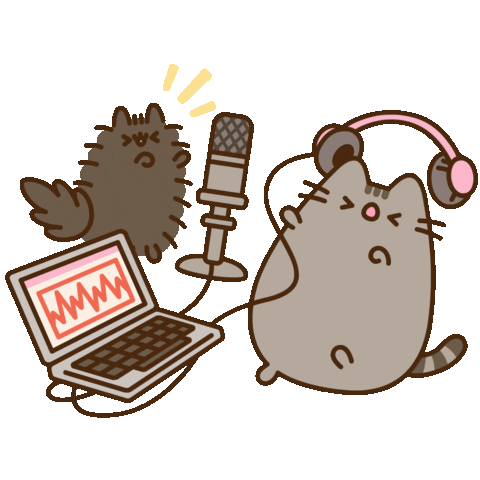 Pusheen Cat Computer Gif