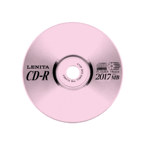 Cd Disc Sticker by Lenita Flower Truck By Grita for iOS & Android | GIPHY