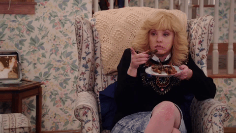 Eating Watching Tv GIFs - Get the best GIF on GIPHY