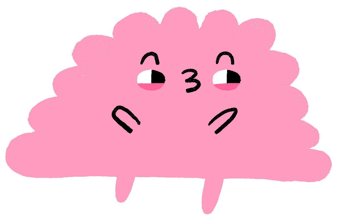 Happy Pink Sticker by Henri Campeã for iOS & Android | GIPHY