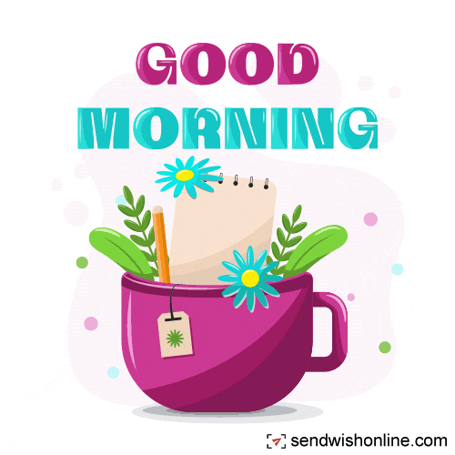 Happy Good Morning GIF by sendwishonline.com - Find & Share on GIPHY