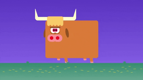 Angry Cow Gif