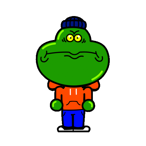 Awkward Animation Sticker by Golden Wolf for iOS & Android | GIPHY