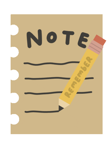 Writing Notes Gif
