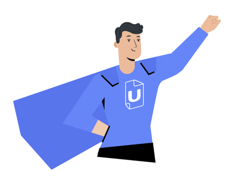 Hero Superhero Sticker by uDocz for iOS & Android | GIPHY