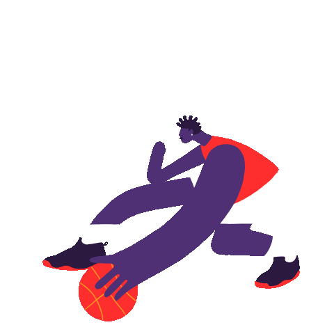 Nba Rebound Sticker by Lobster Studio for iOS & Android | GIPHY