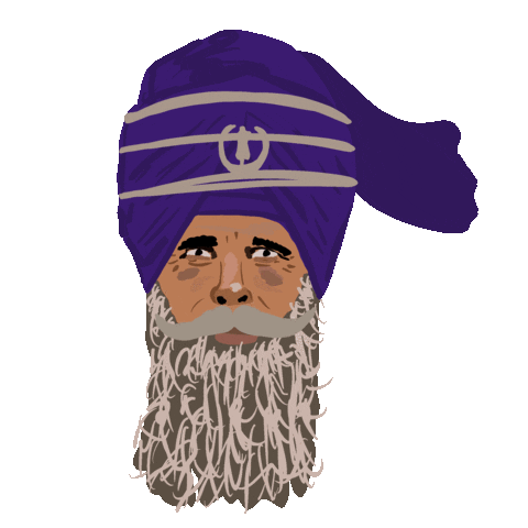 Warrior Turban Sticker for iOS & Android | GIPHY
