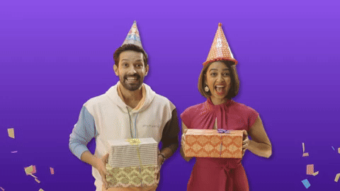 Surprise Happy Birthday Man Gif