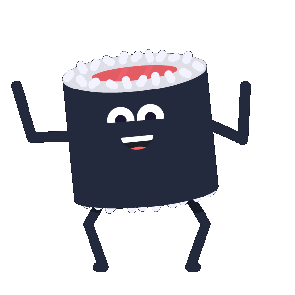Sushi Sticker by Petter Pentilä for iOS & Android | GIPHY