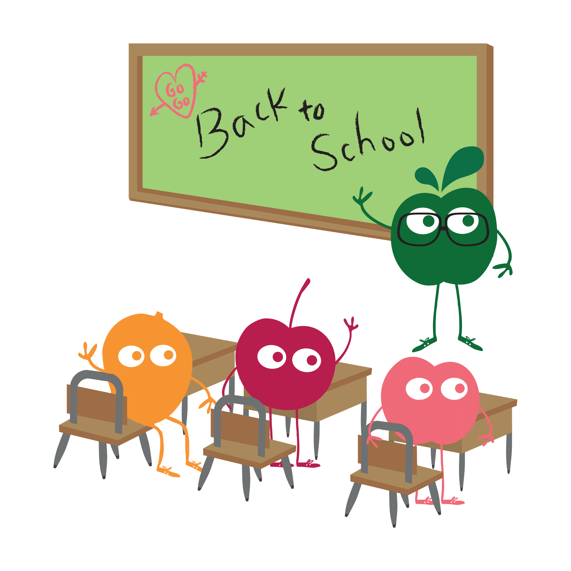 Kids School Sticker by GoGo squeeZ for iOS & Android | GIPHY