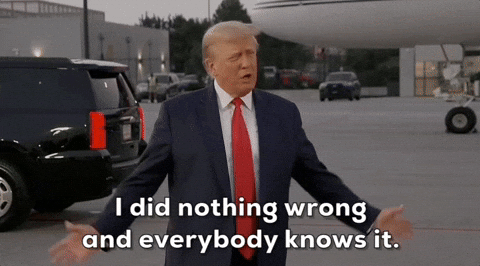 All the GIFs From Donald Trump's Booking at Fulton County Jail by GIPHY ...