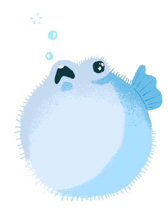 Fish Shock Sticker by Emma Trithart for iOS & Android | GIPHY