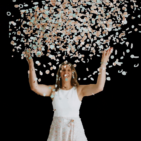 Throwing Confetti Gif