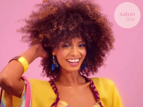Shaking Black Power GIF by Salon Line - Find & Share on GIPHY