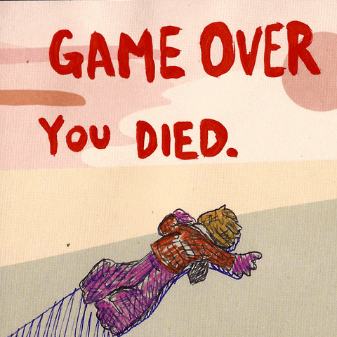 Im Dead Game Over GIF by Jimmy Arca - Find & Share on GIPHY