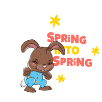 Easter Bunny Jump GIF by Canticos World - Find & Share on GIPHY