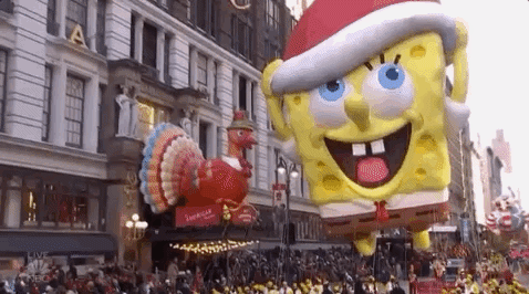 Macys Parade Spongebob GIF by The 94th Annual Macy’s Thanksgiving Day ...