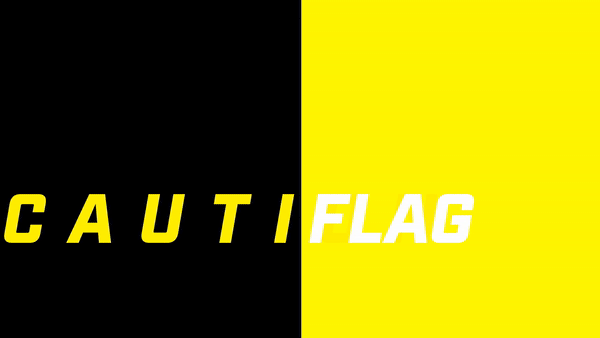 Racing Caution Flag