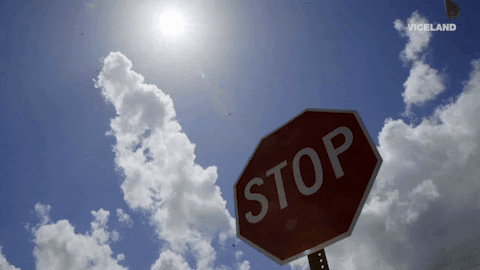 Stop Sign Tumblr Gif
