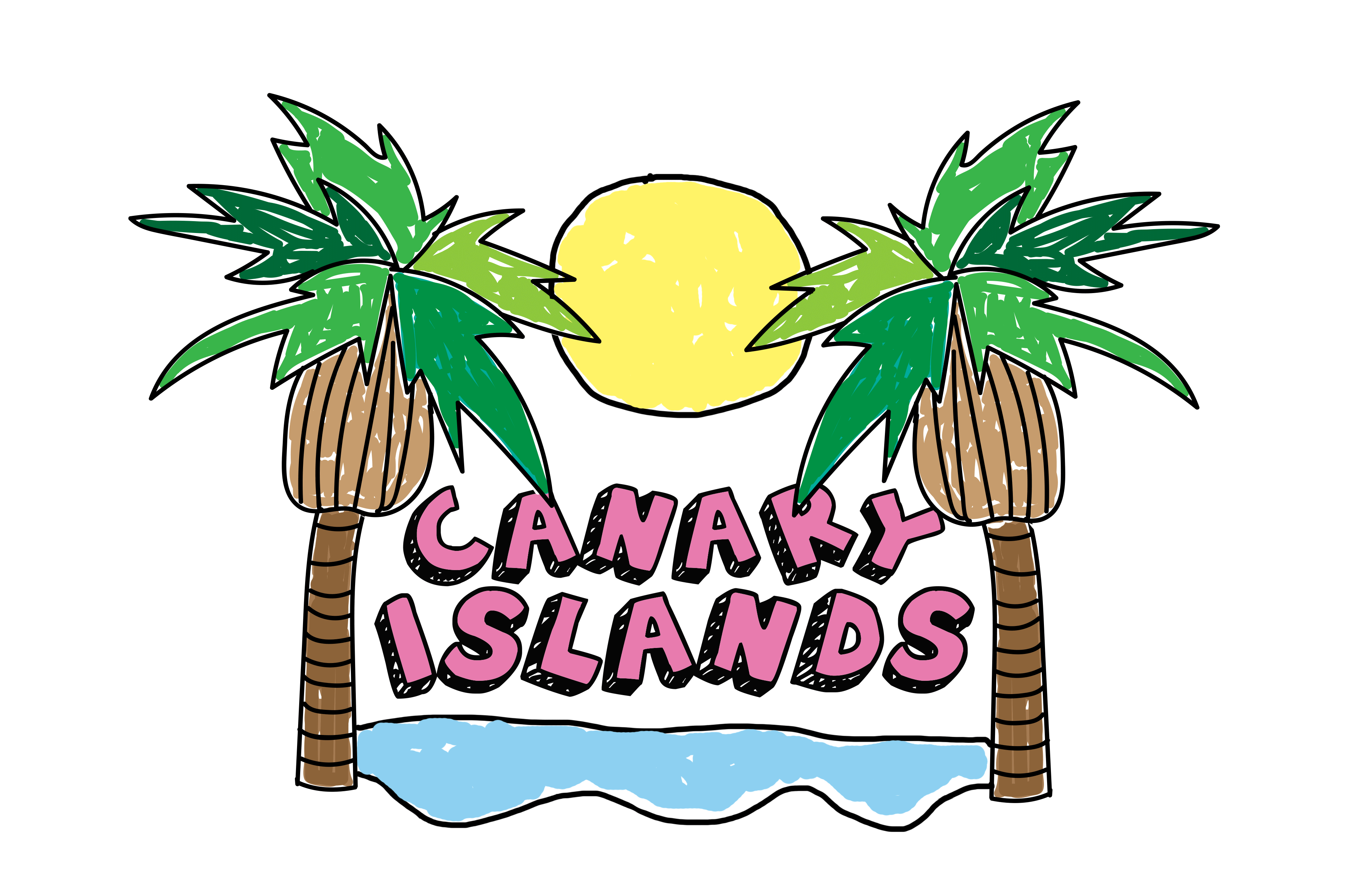 Canary Islands Illustration Sticker by África for iOS & Android | GIPHY