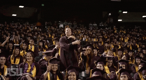 Graduation Asu GIF by Arizona State University - Find & Share on GIPHY