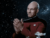Picard Clap Gif