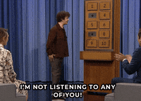 Not Listening Gif