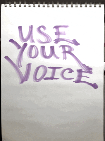 Speak Up Election 2020 GIF by INTO ACTION - Find & Share on GIPHY