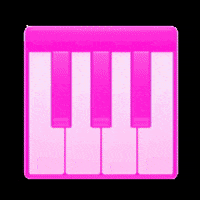 Clavier Musical Gif Keyboard Piano Animated Icon