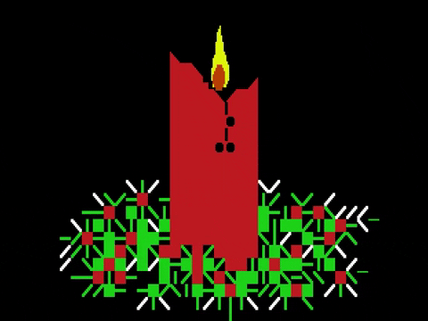 Commodore 64 Christmas GIF by Squirrel Monkey - Find & Share on GIPHY