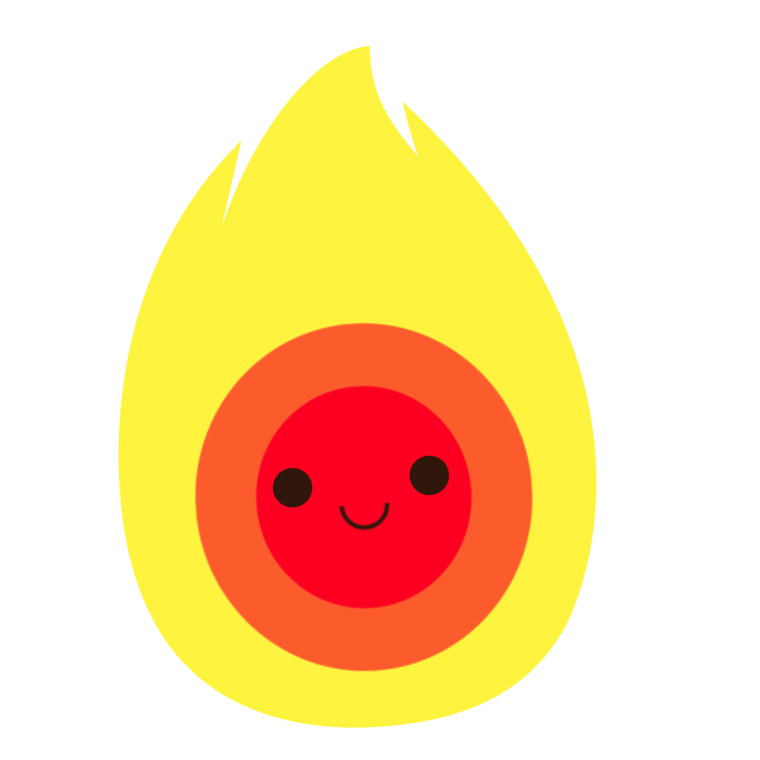 Happy Fire Sticker by Here Studio for iOS & Android | GIPHY