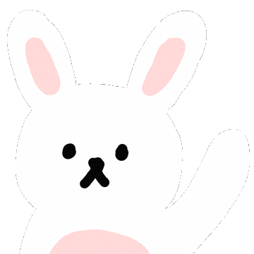 Rabbit Hello Sticker for iOS & Android | GIPHY