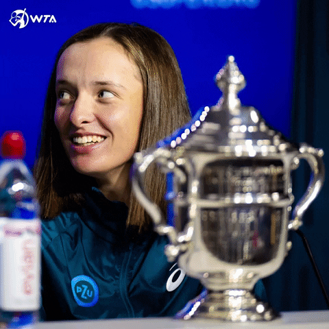 Happy Us Open GIF by WTA - Find & Share on GIPHY
