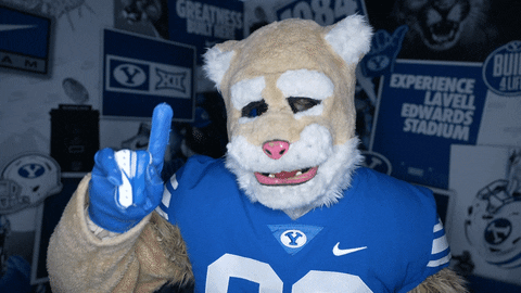 Cosmo Go Cougs GIF by BYU Cougars - Find & Share on GIPHY