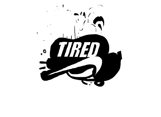 Tired Logo GIF by Peter Carlson - Find & Share on GIPHY