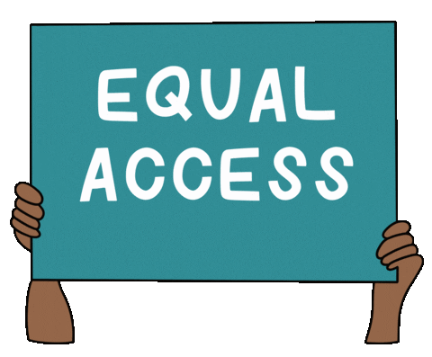 Equality Justice Sticker by @InvestInAccess for iOS & Android | GIPHY