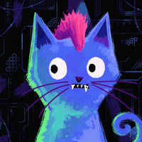 Hyper Cat Animated Gif