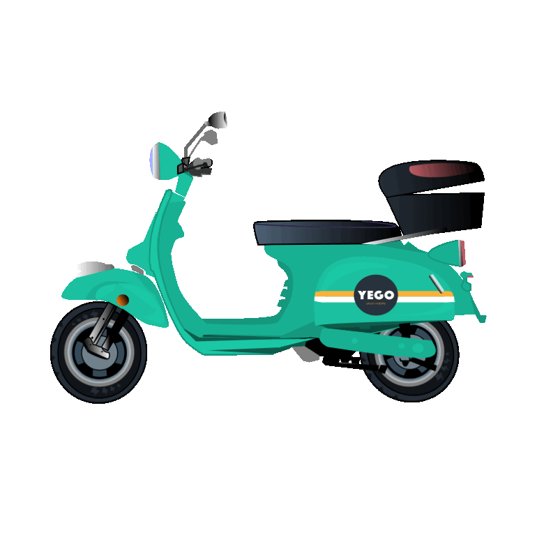 Scooter Yego Sticker for iOS & Android | GIPHY