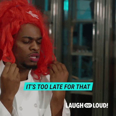 Its Too Late For That GIFs - Get the best GIF on GIPHY