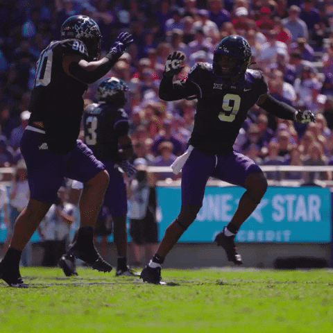 Celebration Hype GIF by TCU Football - Find & Share on GIPHY