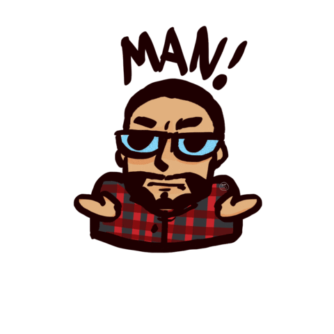 Angry Man Sticker by JenChibi for iOS & Android | GIPHY