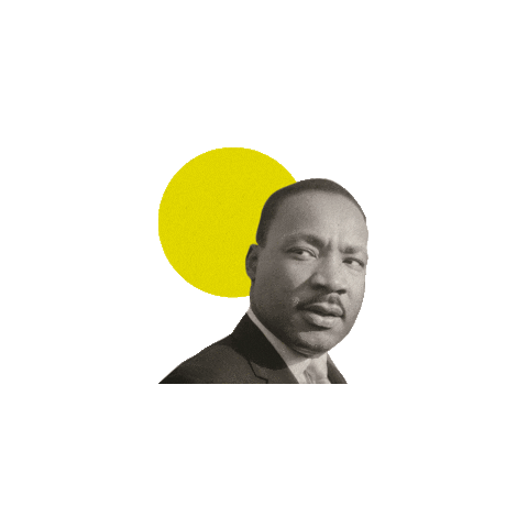 Martin Luther King Jr Mlk Sticker by NYU Office of Global Inclusion for ...