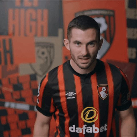 Player reactions by AFC Bournemouth | GIPHY
