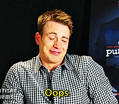 oops, shrug, chris evans, shrugging – GIF