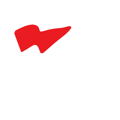 Red Flag Help Sticker by Jenniferbrettdg for iOS & Android | GIPHY